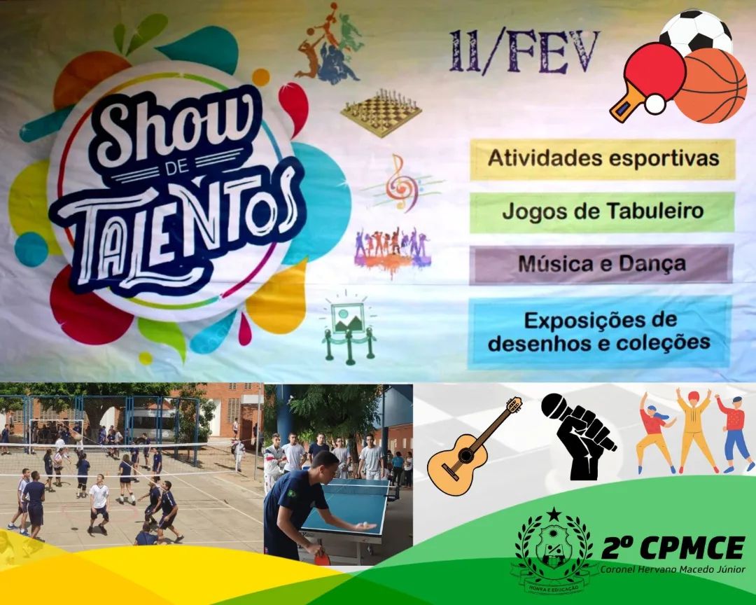 Show de Talentos no 2º CPMCE-CHMJ - Coordenadoria dos Colégios da ...