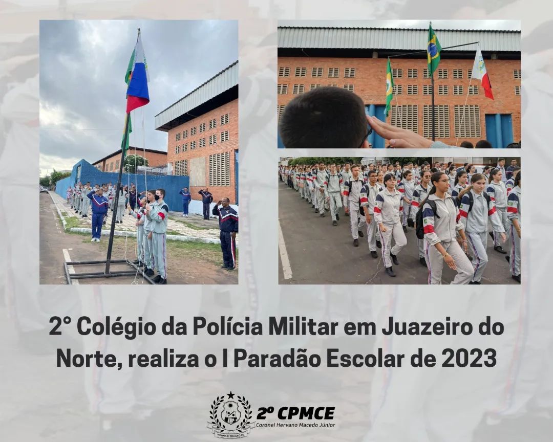 I Paradão Escolar do 2°CPM-CHMJ - Coordenadoria dos Colégios da Polícia ...