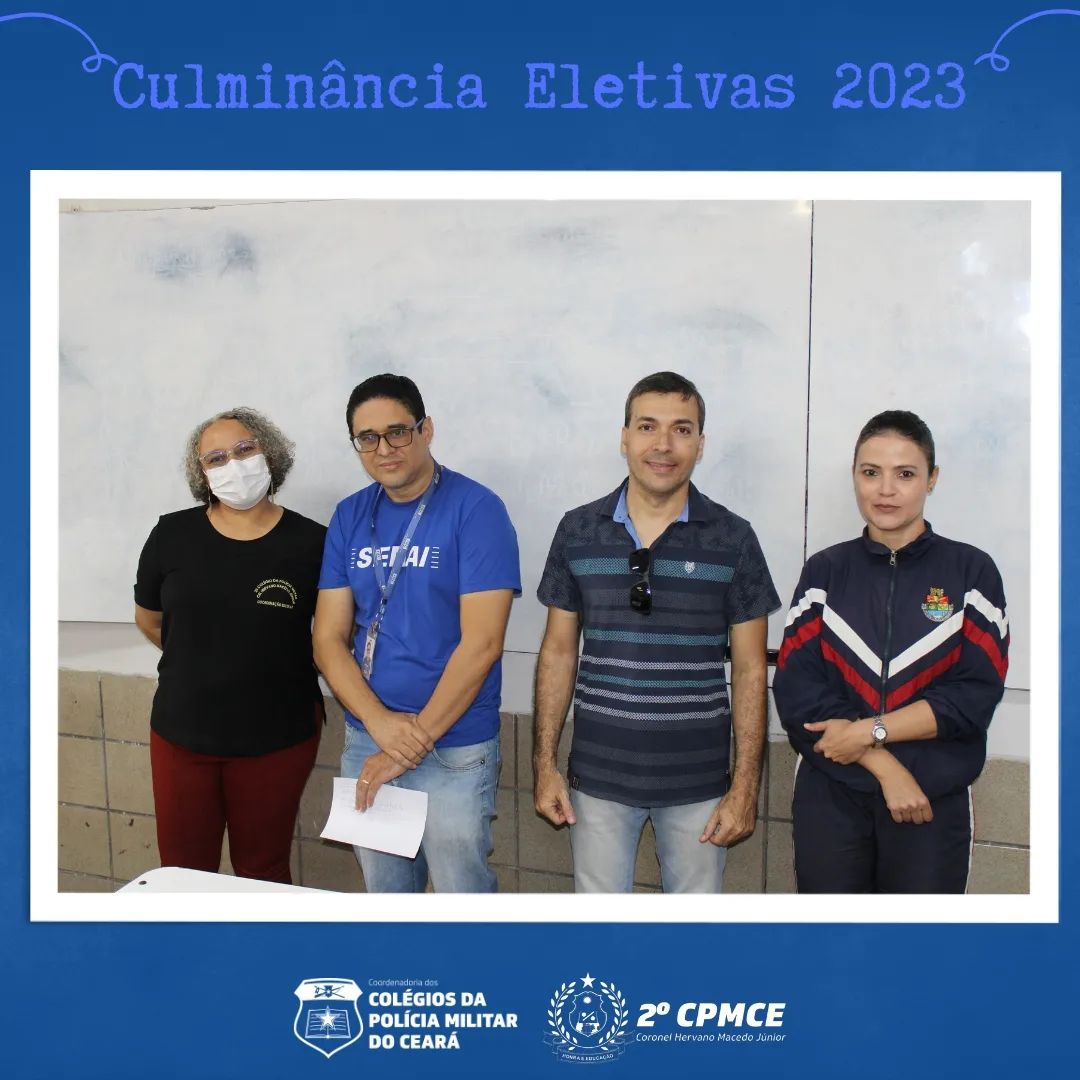 2º CPMCE-CHMJ: Culminância das disciplinas eletivas dos 1os anos do ...